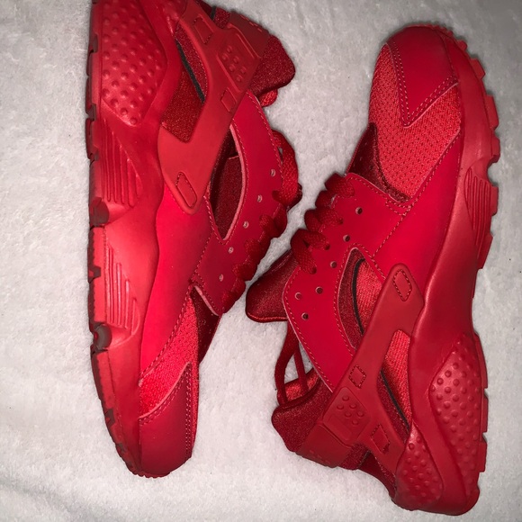 Nike | Shoes | Red Nike Huaraches | Poshmark